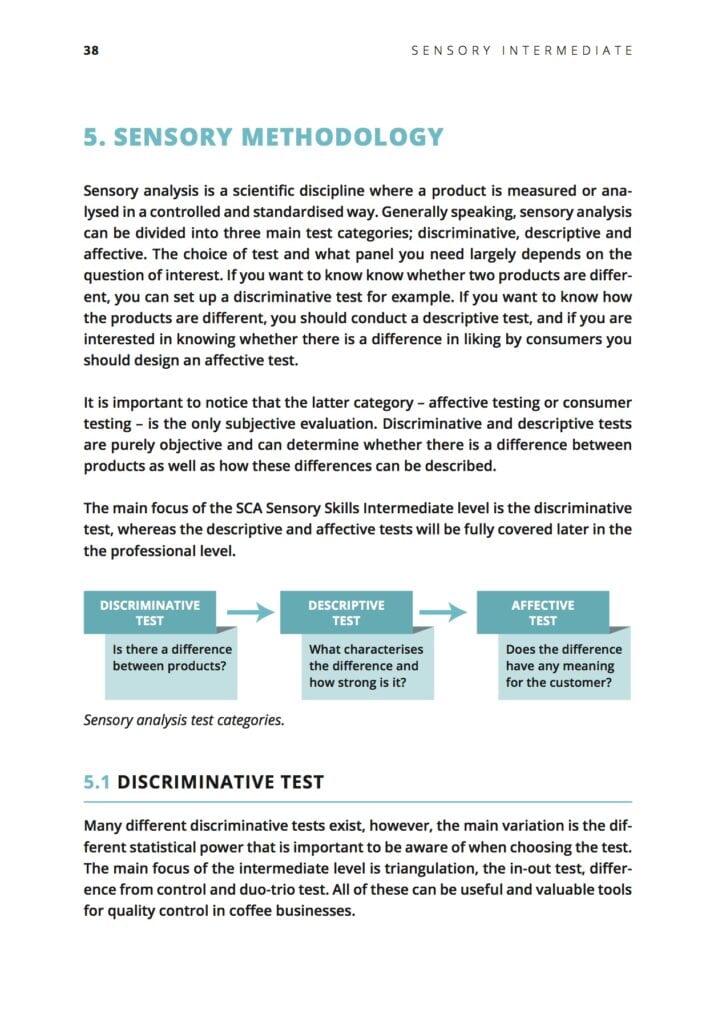 Sensory Intermediate Book - CoffeeMind